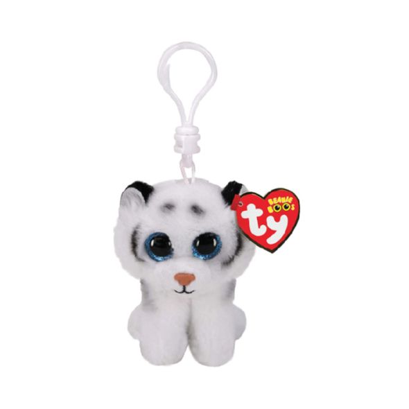 TY Beanie Boo's Clips 3 Inches Tundra the White Tiger - Grandiose.ae