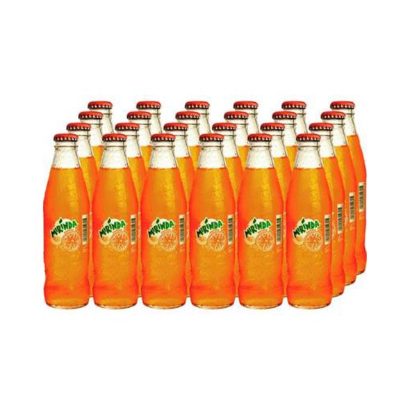 Mirinda Orange Glass Bottle - Grandiose.ae