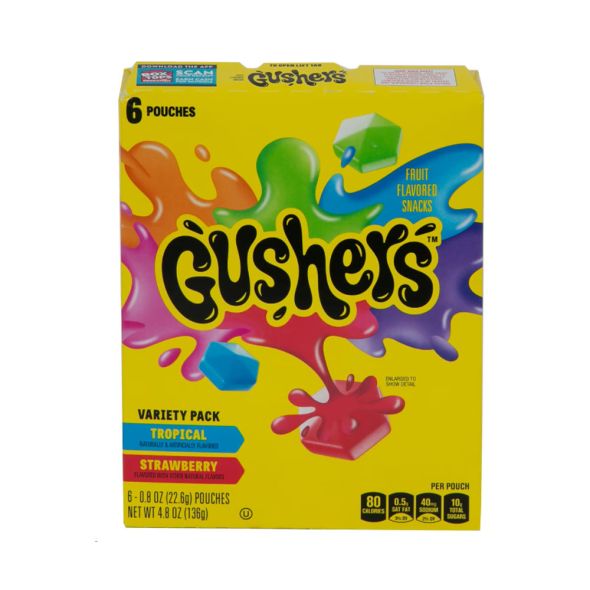 Betty Crocker Gushers Tropical Flavour Snack - Grandiose.ae