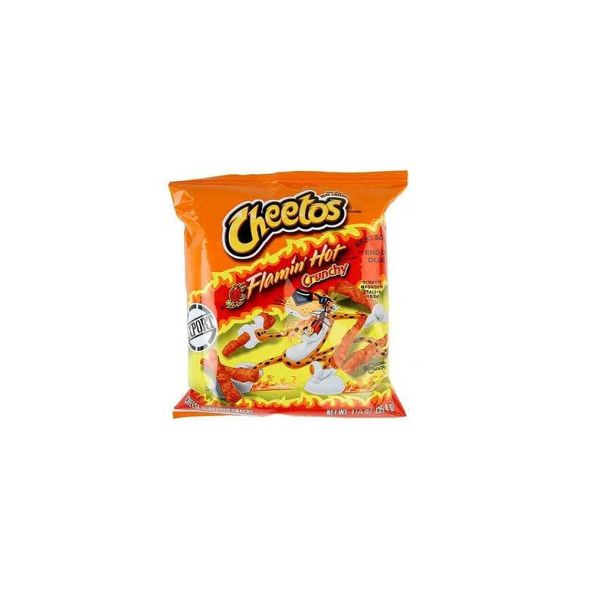 Cheetos Crunchy Flamin' Hot Cheese Chips - Grandiose.ae
