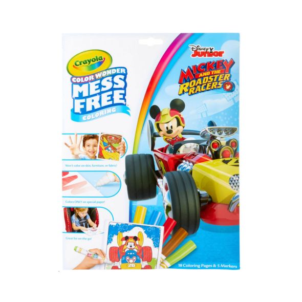 Crayola Color Wonder Mickey Mouse Mess Free Coloring Pages and Markers ...