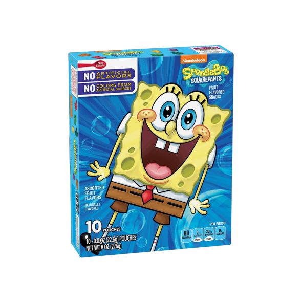 Betty Crocker Spongebob Fruit Snacks Grandiose Ae