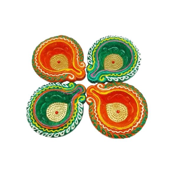 Chamdol Clay Fancy Diya - Grandiose.ae