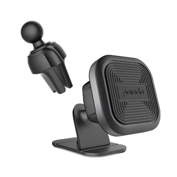 Porodo Aluminum Magnetic Car Mount Pd-alummc-Silver - Grandiose.ae