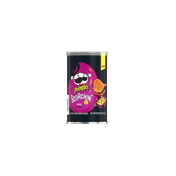 Pringles Scorchin' Barbecue Flavoured Potato Chips - Grandiose.ae