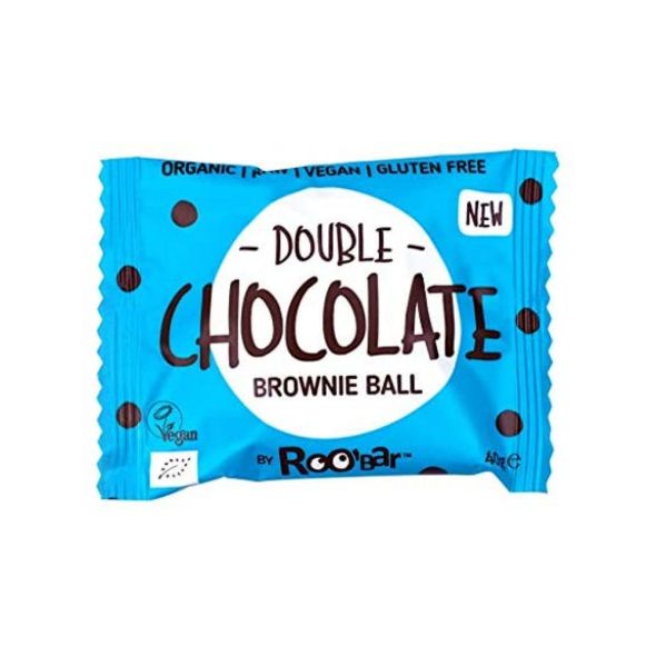 Roo'bar Brownie Balls Double Chocolate - Grandiose.ae
