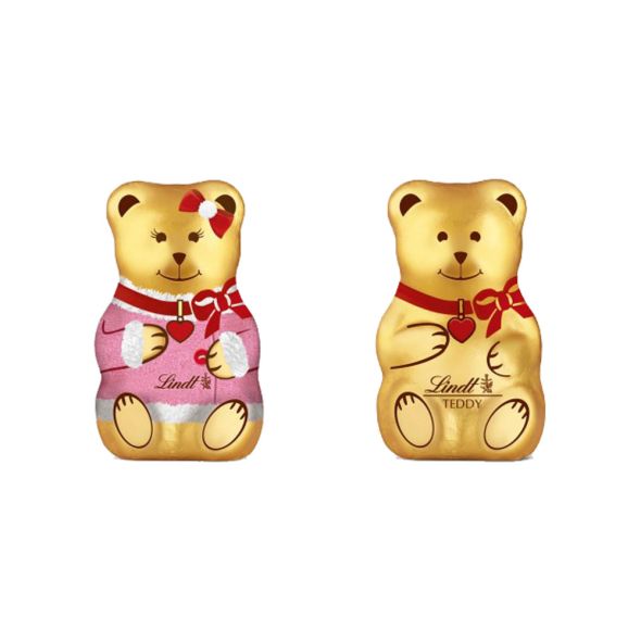 Lindt Teddy Girl & Boy Chocolate - Grandiose.ae