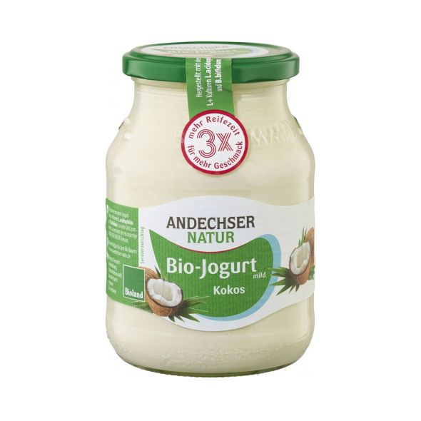 Andechser Organic Mild Coconut Yogurt - Grandiose.ae