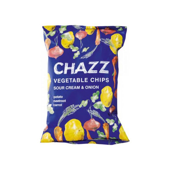 Chazz Vegetable Chips Sour Cream Onion - Grandiose.ae