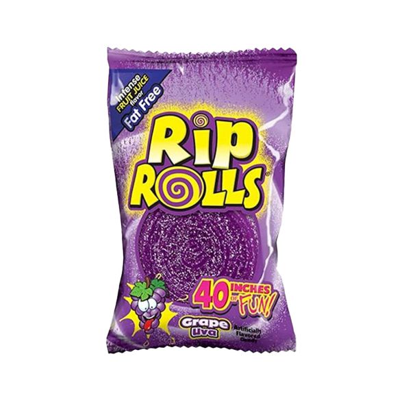 Rip Rolls Grape Candy - Grandiose.ae