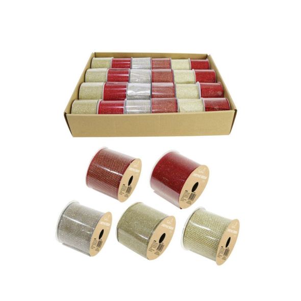 Chamdol Ribbon Mesh Assorted 2.7M - Grandiose.ae
