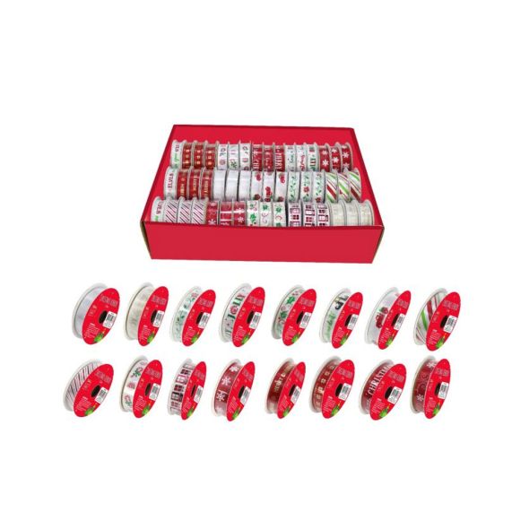 Chamdol Festive Ribbons Assorted 16mm x 2.7M - Grandiose.ae