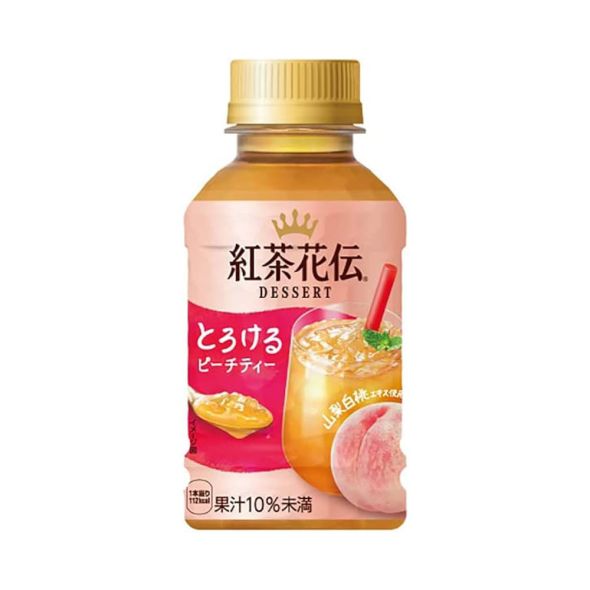 Coca Cola Tea Kaden Dessert Melting Peach 280 ml - Grandiose.ae