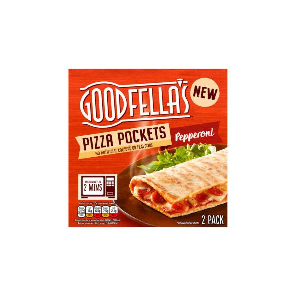 Goodfella's Pizza Pckets Peperoni (Non-Halal) 250G - Grandiose.ae