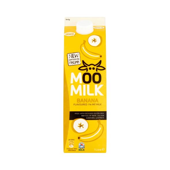 Moo Banana Flavoured Milk - Grandiose.ae