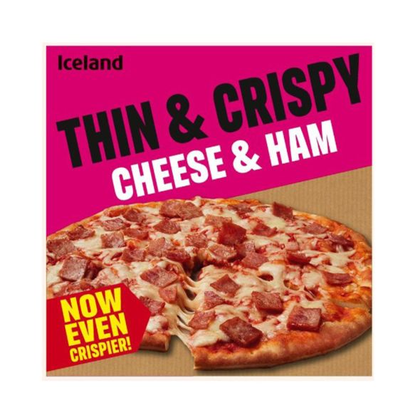Iceland Thin and Crispy Cheese and Ham - Grandiose.ae