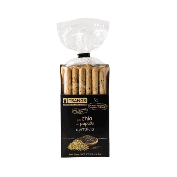 Tsanos Breadsticks With Chia Fennel Seed - Grandiose.ae