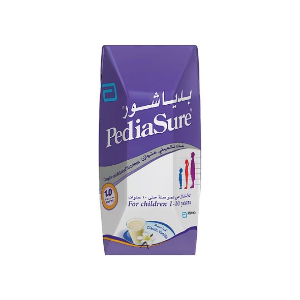 Pediasure Vanilla Liquid Tetra Pack - Grandiose.ae