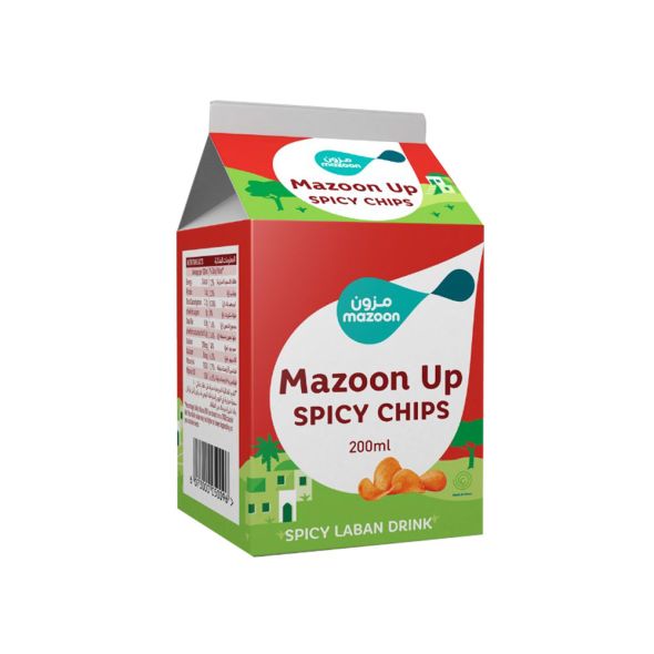 Mazoon Laban Spicy Chips 200 ml - Grandiose.ae