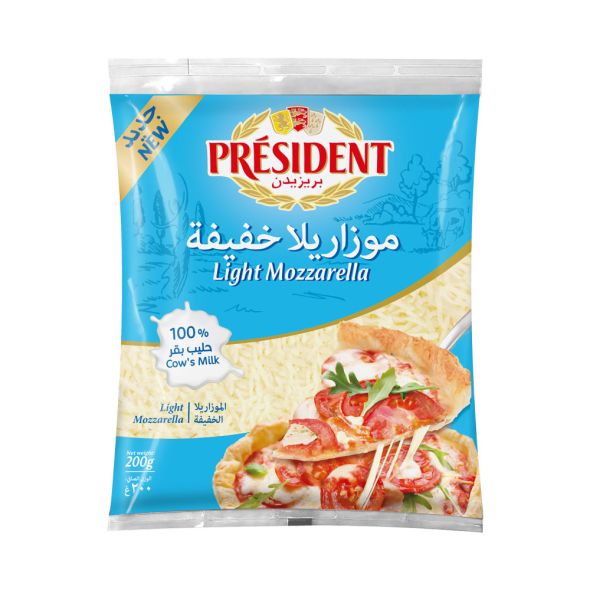President Light Mozzarella Cheese - Grandiose.ae