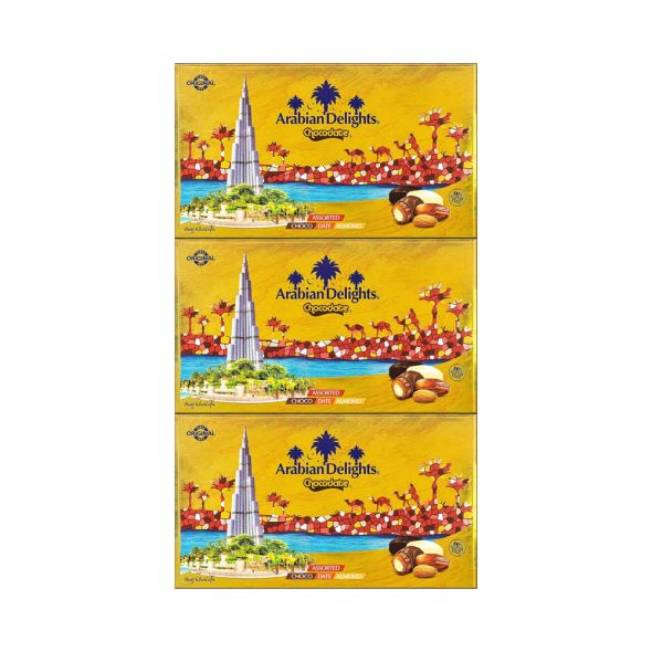 Arabian Delights Assorted Chocodate Box - Grandiose.ae