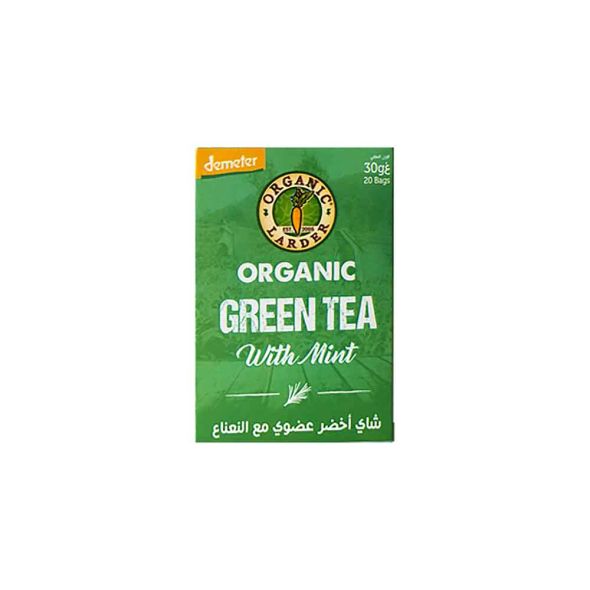 Organic Larder Tea Green Tea With Mint - Grandiose.ae