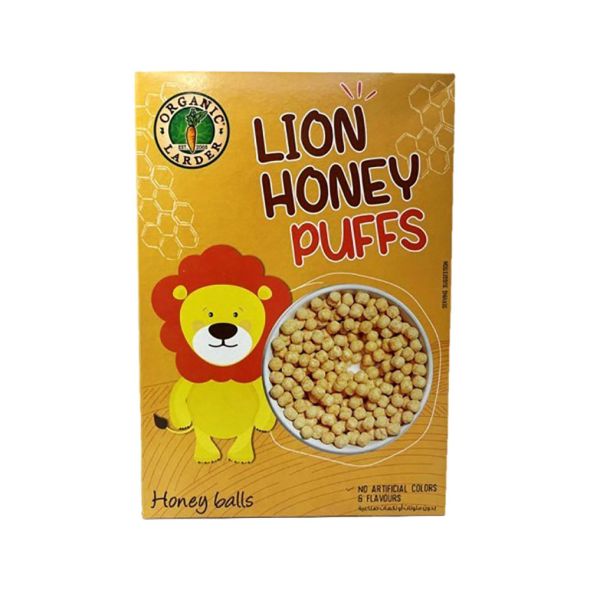 Organic Larder Lion Honey Puffs - Grandiose.ae