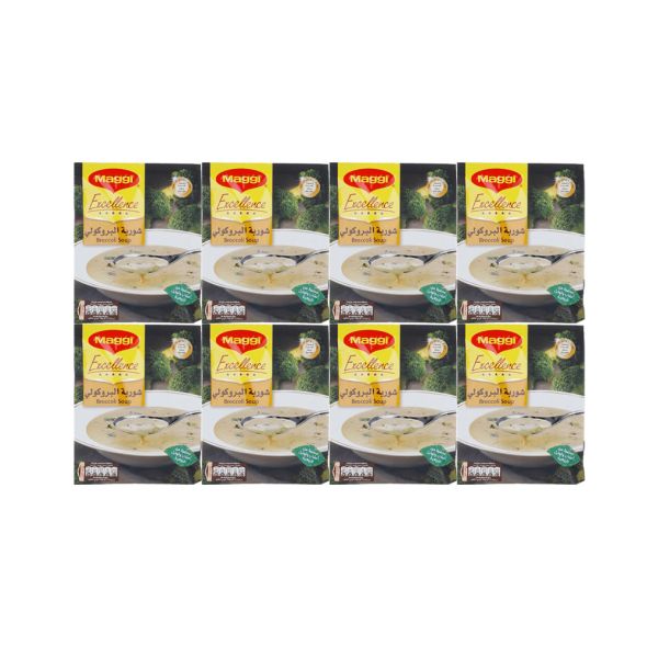 Maggi Soup Excellence Brocolli Multipack With Pot Free - Grandiose.ae