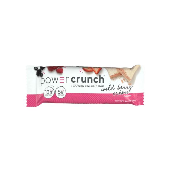 Power Crunch Wild Bery Creme Protein Wafer Bar - Grandiose.ae