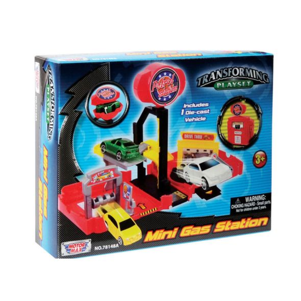 Motor Max Mini Transforming Playset Car Engin-MM78147 - Grandiose.ae