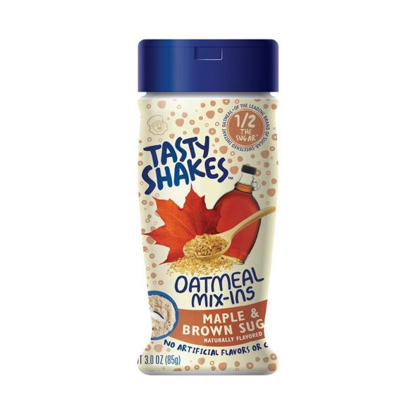 Tasty Shakes Oatmeal Mix Ins - Maple Brown Sugar - Grandiose.ae