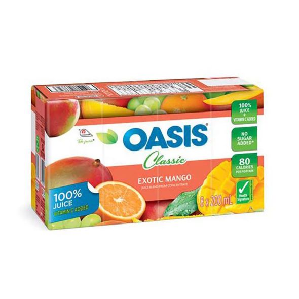 Oasis Classic Exotic Mango Juice 200ml - Grandiose.ae