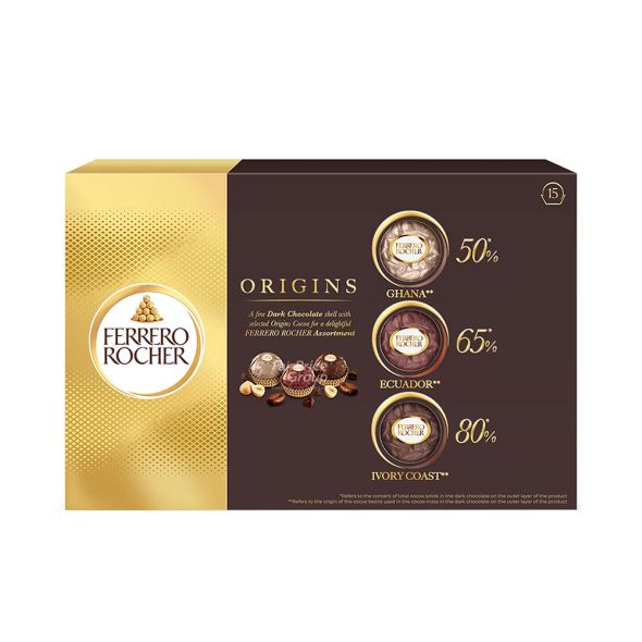 Ferrero Rocher Origins Assorted Premium Dark Chocolate - Grandiose.ae