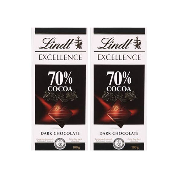 Lindt Excellence Dark 70% Chocolate - Grandiose.ae