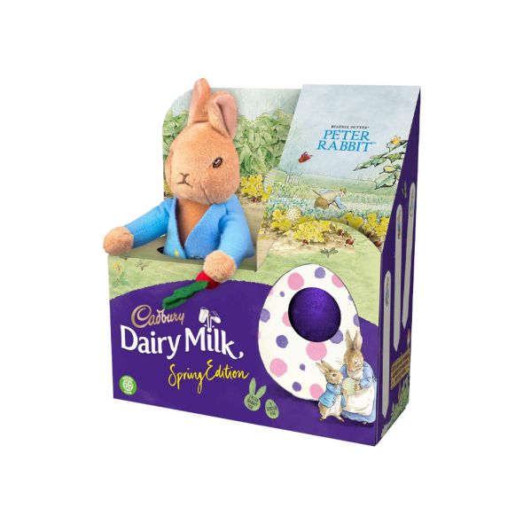 Cadbury Dairy Milk Classic Peter Plush Spring Edition - Grandiose.ae