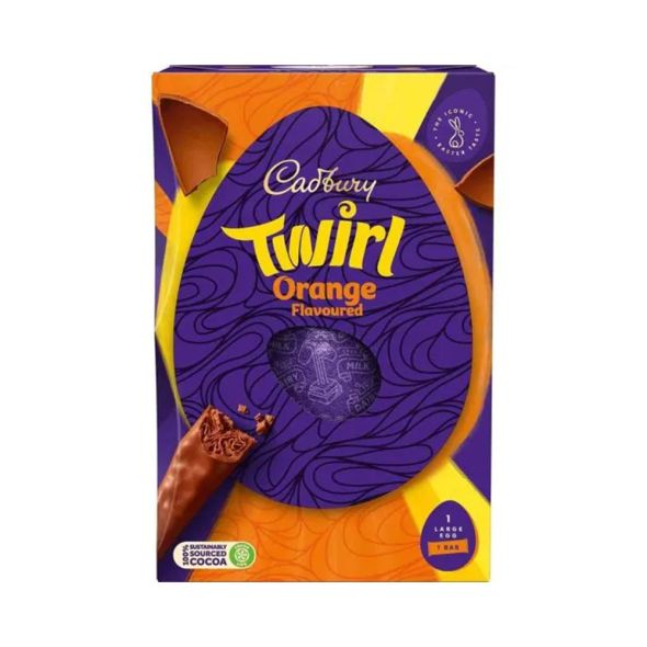 Cadbury Twirl Orange Flavoured Chocolate Egg - Grandiose.ae Cadbury Twirl Orange Flavoured Chocolate Egg - Grandiose.ae
