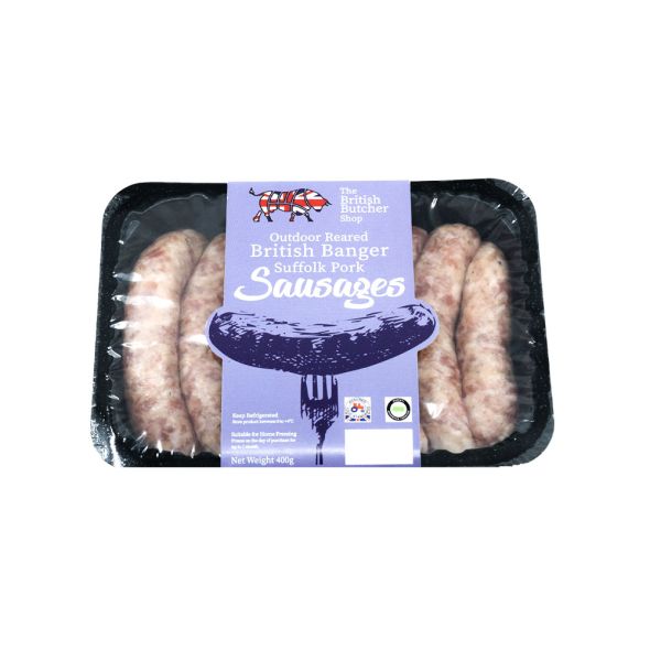 The British Butcher Shop Great British Pork Bangers - Grandiose.ae
