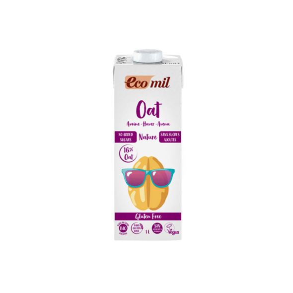 Ecomil Oat Drink No Added Sugar Gluten Free Bio - Grandiose.ae