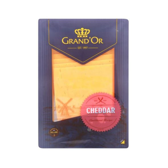 Grand'Or 50% Red Cheddar Slices - Grandiose.ae
