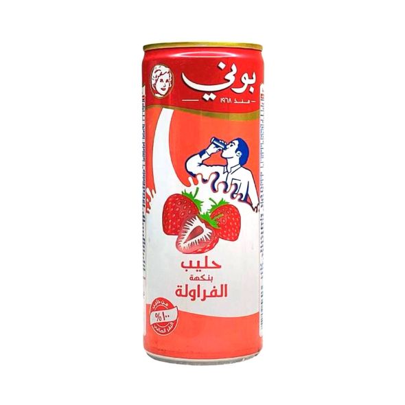 Bonny Strawberry Flavoured Milk 250ml - Grandiose.ae