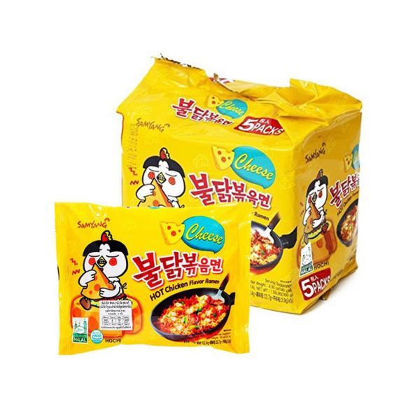 Samyang Cheese Hot Chicken Fried Noodles - Grandiose.ae