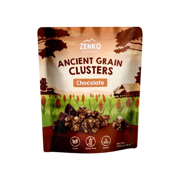 Zenko Ancient Grain Clusters Chocolate - Grandiose.ae
