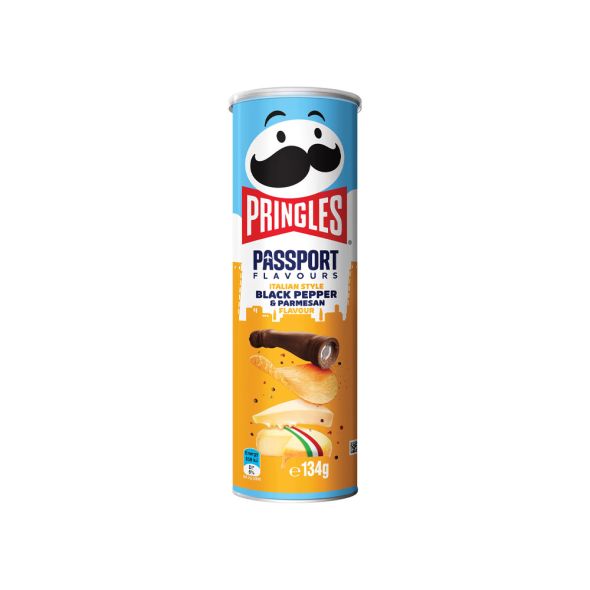 Pringles Cheeseburger Pringles Passport Flavours Italian Black Pepper
