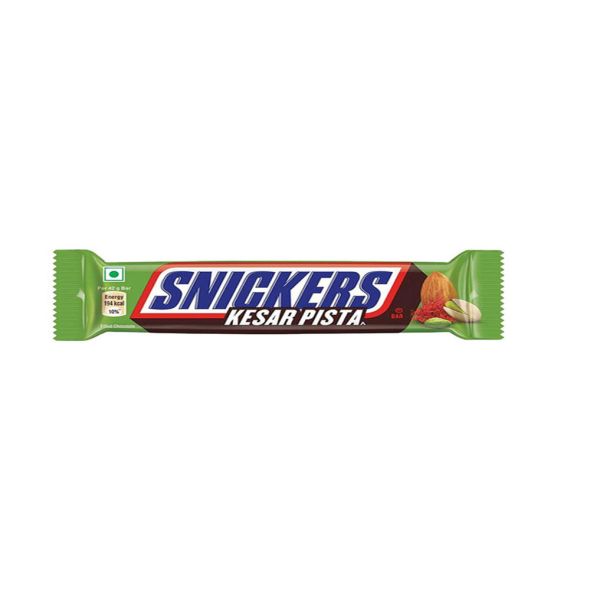 Snickers Kesar Pista Chocolate Bar - Grandiose.ae