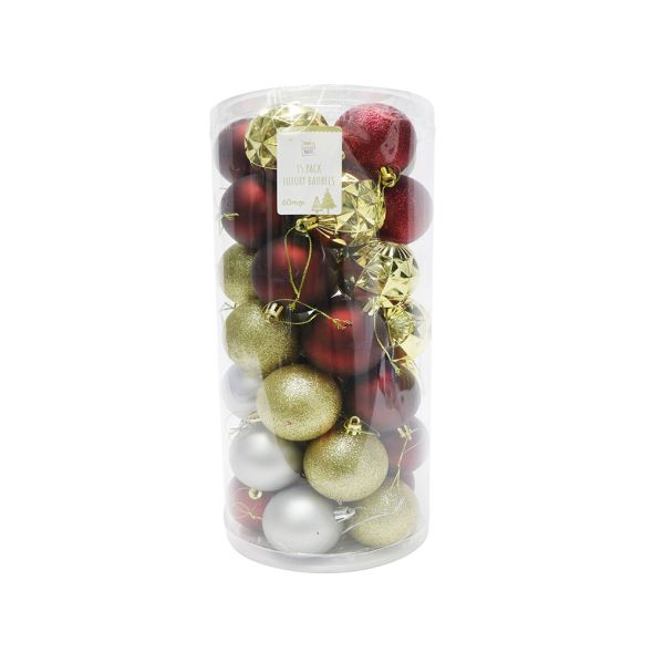 Chamdol Luxury Mixed Baubles 60mm - Grandiose.ae