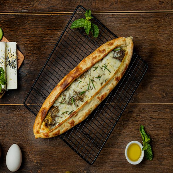 Cheese Pide With Zaatar - Grandiose.ae