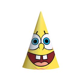 Amscan Spongebob Cone Hats - Grandiose.ae