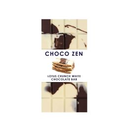 Choco Zen Lotus Crunch White Chocolate Bar - Grandiose.ae