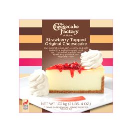 The Cheesecake Factory 7'' Strawberry Topped Original Cheesecake ...