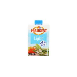 President Uht Extra Light Cream 4% - Grandiose.ae